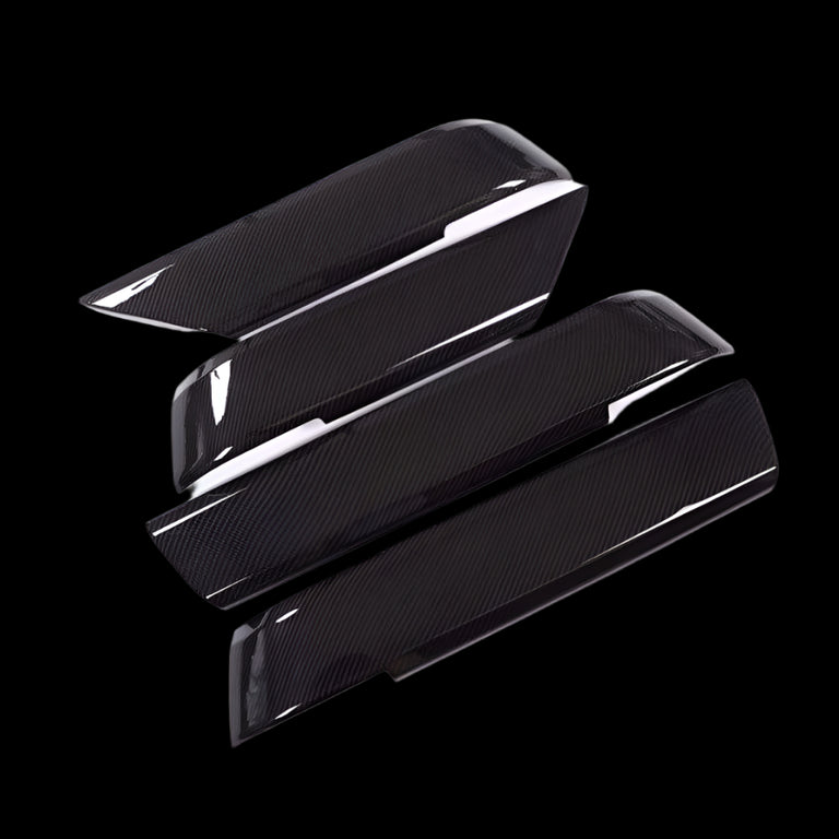 Carbon Fiber Style Interior Door Trim Set (4-Piece) for 2014-2019 Land ...