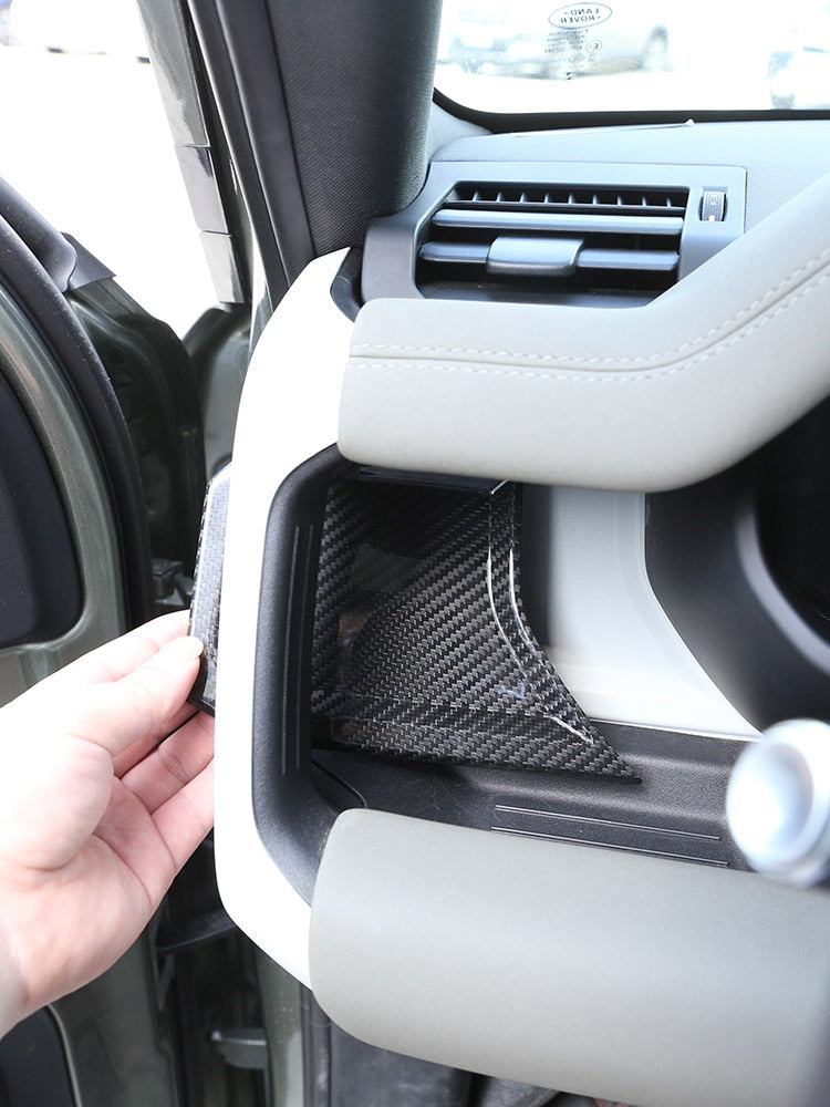 Real Carbon Fiber Dashboard Panel for Land Rover Defender L663 (2020 M ...