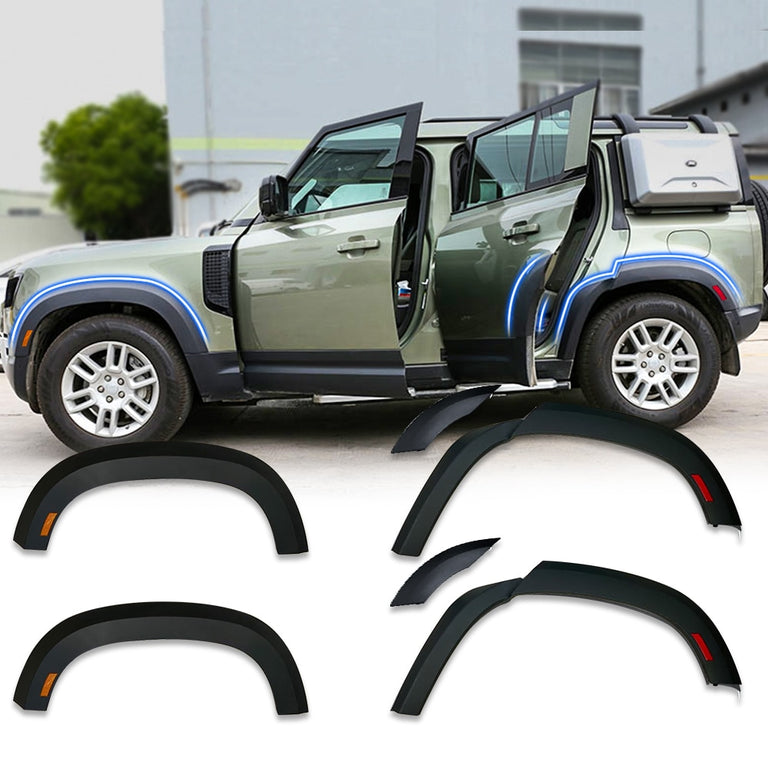 Gloss Black Pillar Front Windshield Trim For Land Rover Defender L663 ...